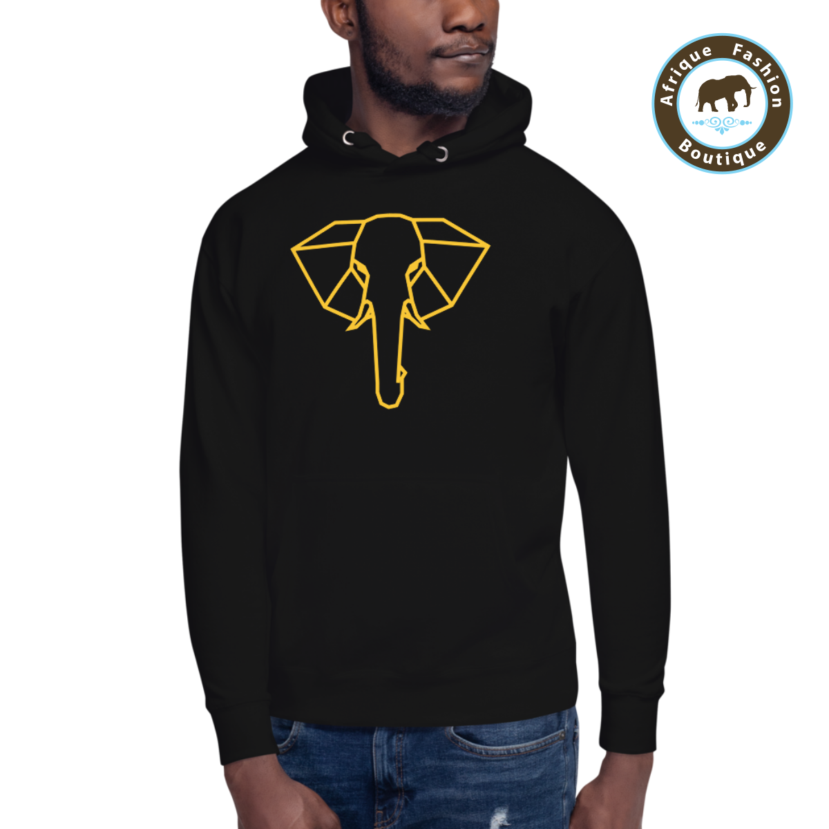 Totem Hoodie Elephant (Nzou Ndlovu MaNdlovu) – Afrique Fashion Boutique